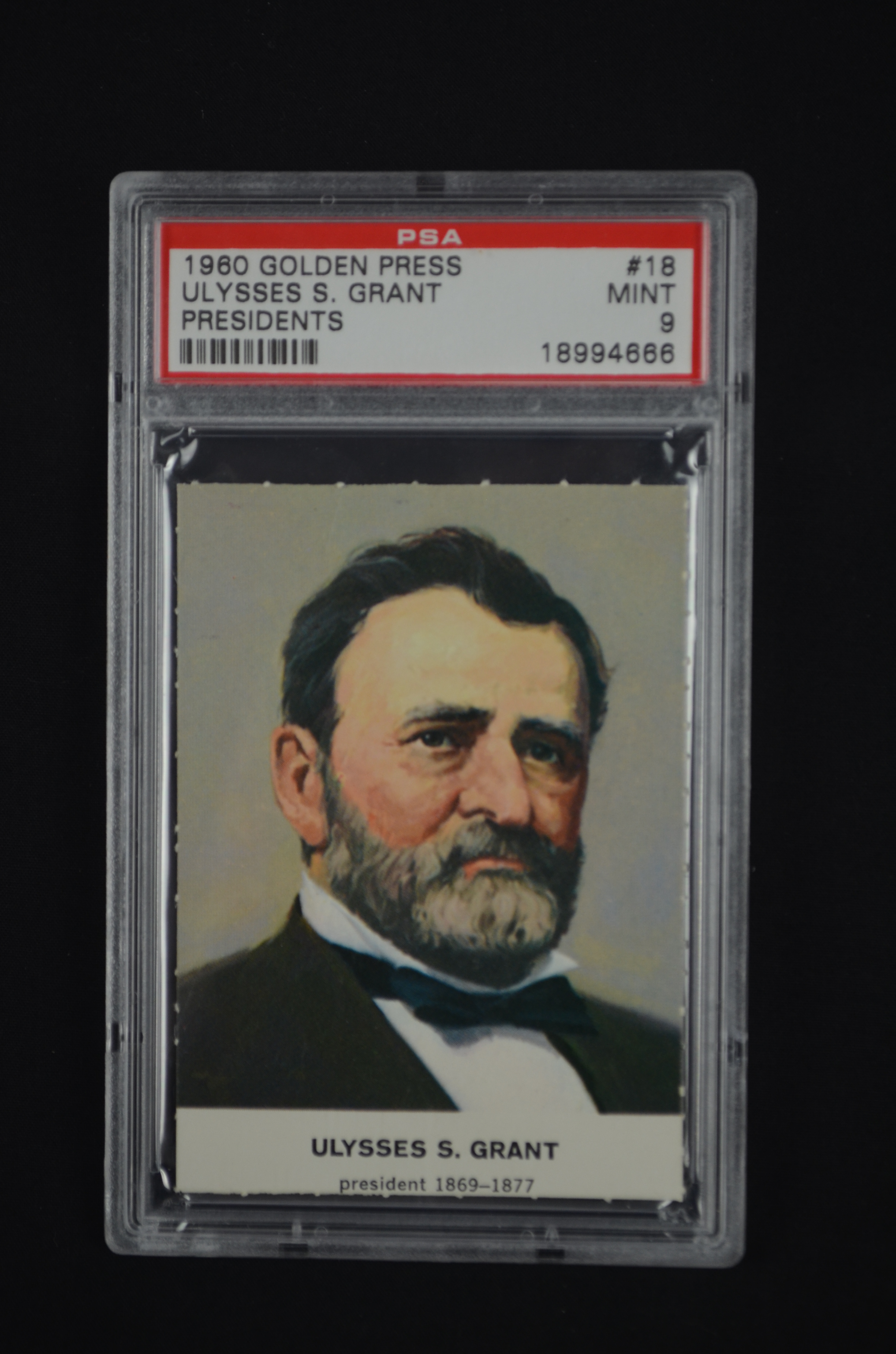Lot Detail - 1960 Golden Press U.S. Presidents Ulysess Grant PSA 9 Lot Detail - 1960 Golden Press U.S. Presidents Ulysess Grant PSA 9